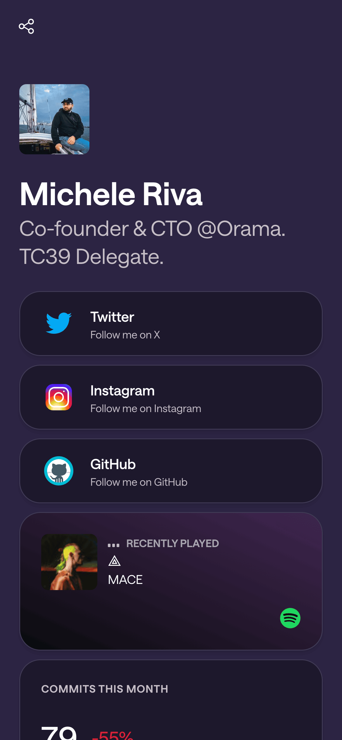 Linky - A delightfully rich link-in-bio.